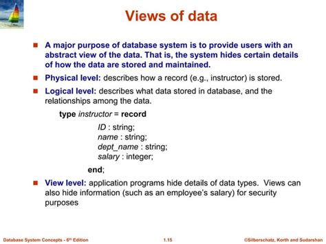 Unit 1 Pptpptcs 3492 Dbms Unit 1 To 5 Overview Unit 1 Slides Including Purpose Of Dbms Views