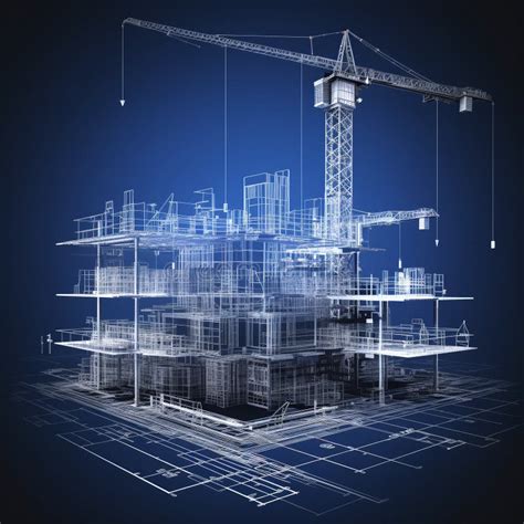 Architecture Blueprint 3d Plan Generative Ai Stock Illustration Illustration Of House