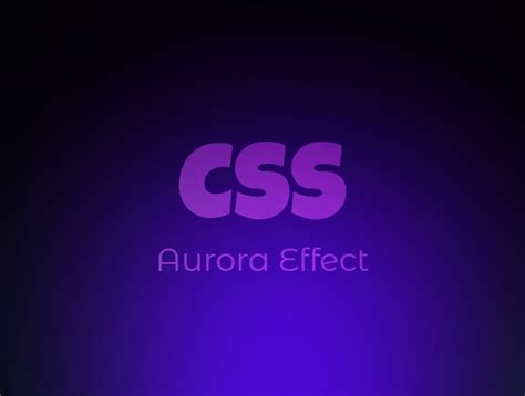 震撼极光颜色渲染html页面动画模拟 17素材网