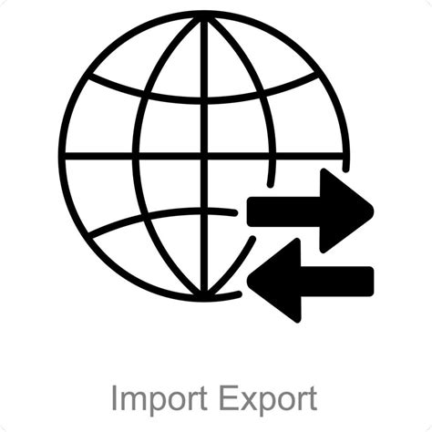 Import Export And Trade Icon Concept 41647422 Vector Art At Vecteezy