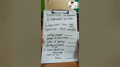 Independent And Dependent Variable Tagalog Youtube
