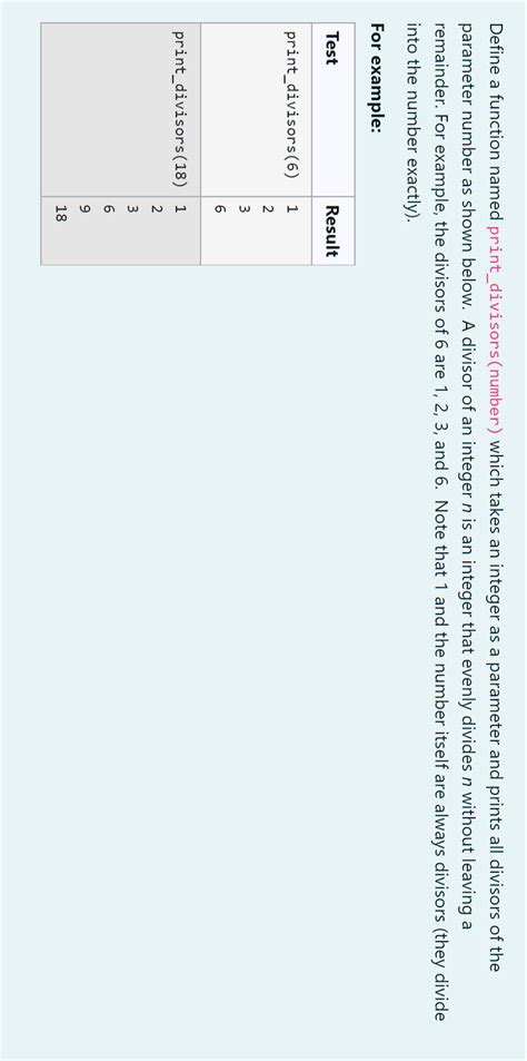 Solved A Define A Function Named Printdivisorsnumber