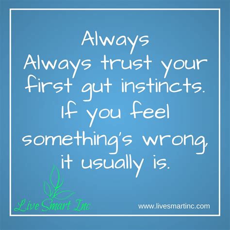 Trust Your Instincts For A Healthy Life