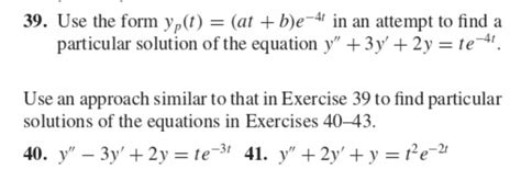 Solved Please Do Only 41 Differential Equations Book