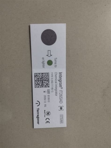 It26 Sad Type 5 Chemical Integrator With Self Adhesive Support For Steam Alpha Dentkart