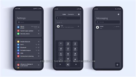 Concept GRAY MIUI Theme With Dark Mode For Xiaomi Redmi Phones