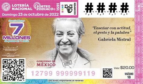 México Y Chile Homenajearon A Gabriela Mistral Con Billete De Lotería
