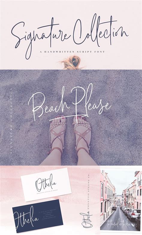 Signature Collection Script Font