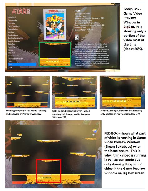 Bigbox Video Game Preview Window Videos Not Playing Correctly Very