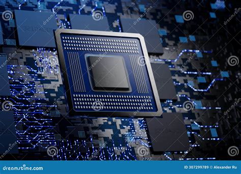 Abstract Microchip Electronic Board Cpu X86 Arm And Risk V