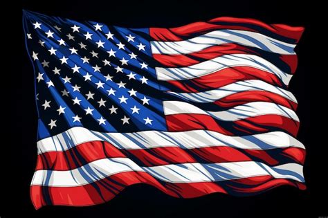 American Flag Ai Generated Premium Ai Generated Image