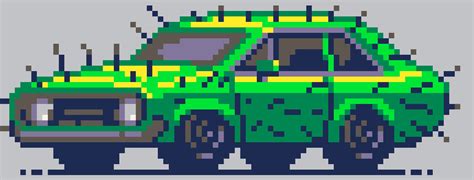 Some Cars Using Pico 8 Palette Artwork Aseprite Community