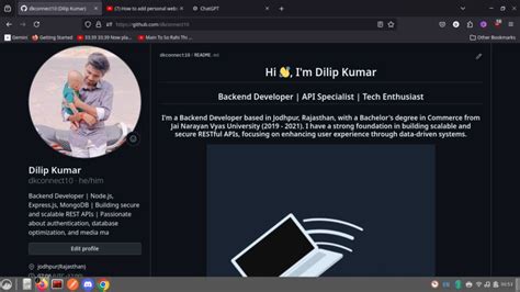Dilip Kumar On Linkedin Backenddevelopment Portfolio Nodejs Expressjs Mongodb Apidevelopment
