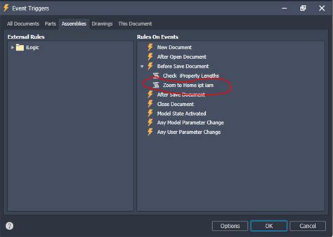 Only Run Event Trigger Rules On Active Document Autodesk Community