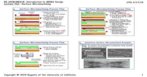 Pdf Surface Micromachining Process Flow Dokumen Tips