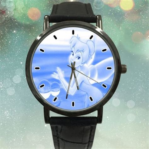 Accessories Disney Tinkerbell Gun Metal Face Black Watch Poshmark