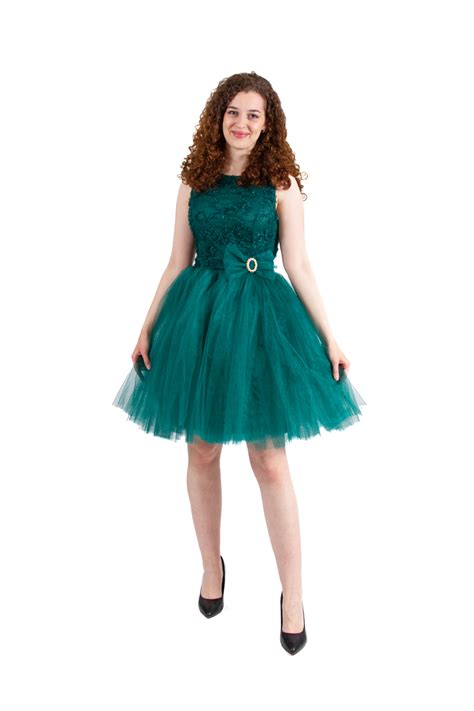 Zelena Haljina Sa Tilom Backup Shop