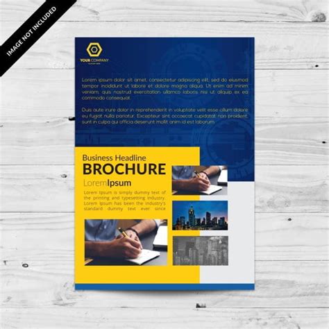 비즈니스 브로슈어 서식 파일 Eps Uidownload