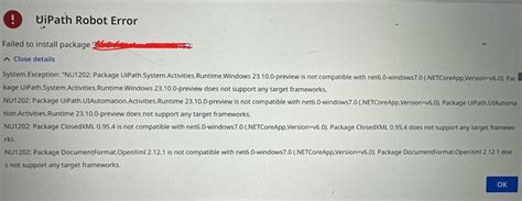Failed To Install Package 23 10 0 Preview Is Not Compatible With Net6