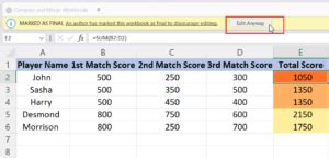 How To Enable Editing In Excel Making It Simple