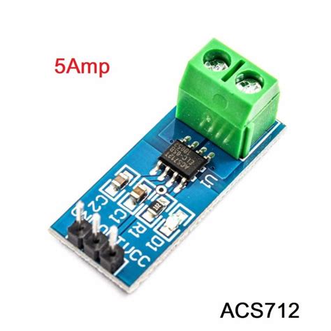 5a Range Current Sensor Module Acs712 5a Current Sensor Module Straight