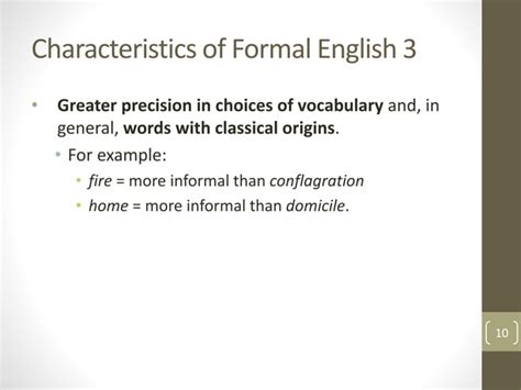 Formality Vs Informality In English Pptx Technology And Computing