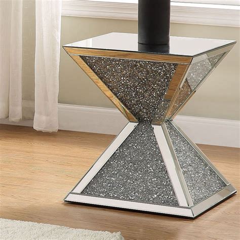 Noralie Mirrored Occasional Table Set Acme Furniture Furniture Cart