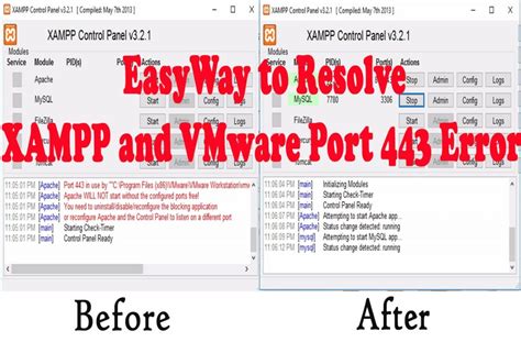 Resolve Xampp And VMware Port 443 Error Security Cipher