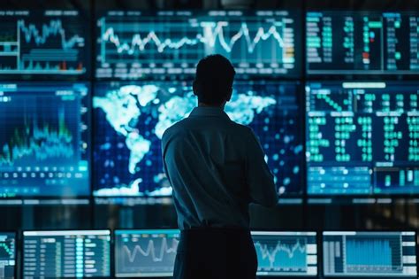 Premium Photo Visualize Ai Algorithms Predicting Stock Market Fl