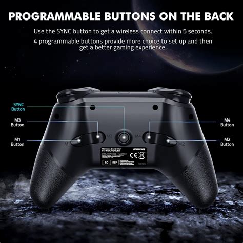 Buy ECHTPower Switch Pro Controllers RGB Colors Wireless Pro Controller Switch Turbo