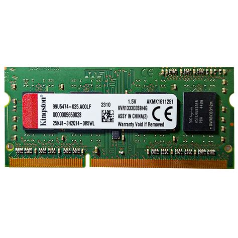 Memoria Ram Ddr3 Pc3 4gb Kingston Chino 10600 1333mhz Laptop