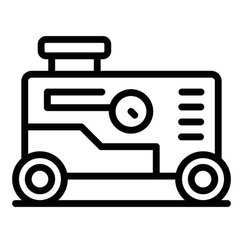 Current Generator Icon Outline Vector Power Engine 15218262 Vector Art At Vecteezy