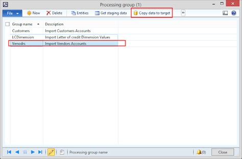 dynamics ax tips import vendors using data import framework ax 2012 r3