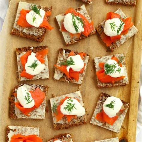 Smoked Salmon Canapés
