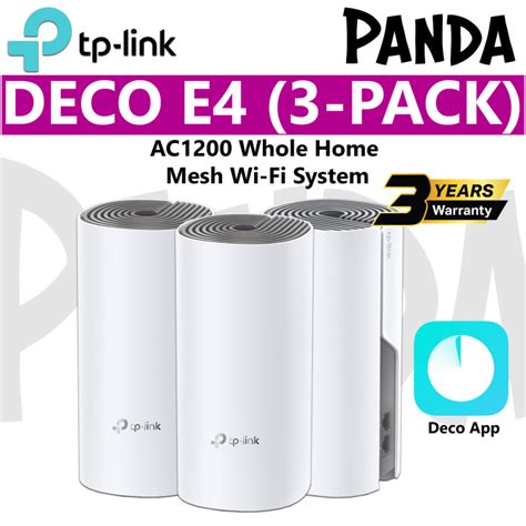 Tp Link Whole Home Mesh Wi Fi System Ac Deco E Pack Lazada