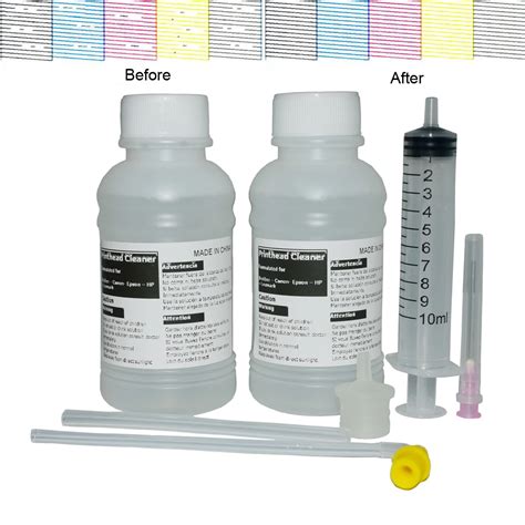 Epson Canon Hp Brother Ricoh 승화 잉크 잉크젯 프린터 용 200ml 프린터 클리닝 유체 키트 클리너 액체