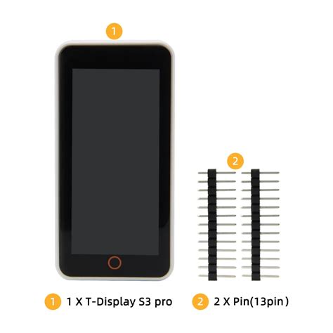 lilygo t display s3 pro esp32 s3 touch display 2 33 inch lcd development board i2c digital light