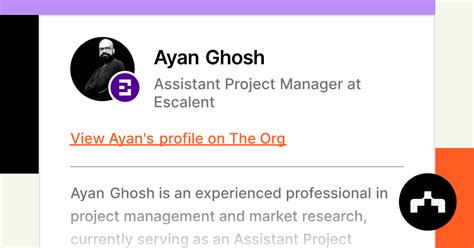 Ayan Ghosh Assistant Project Manager At Escalent The Org