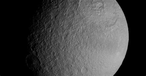 Tethys Anti Saturn Side The Planetary Society