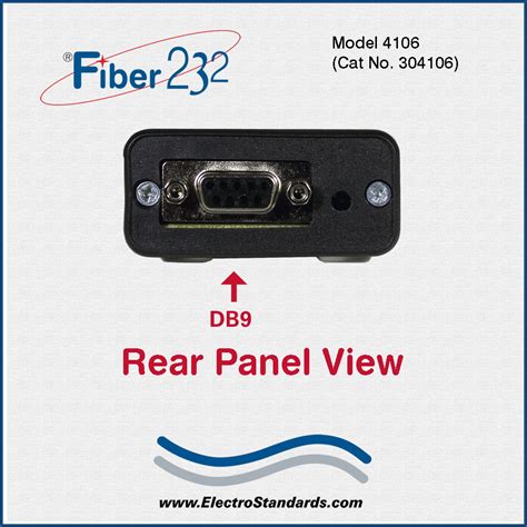 POF Fiber Optic Repeater With RS232 Traffic Monitor Port Model 4106