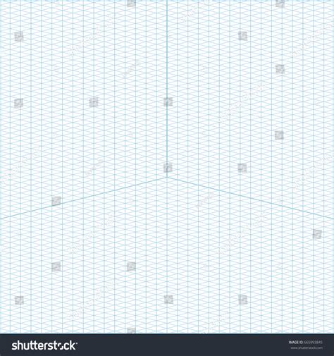 Vector Blue Wide Angle Isometric Grid 库存矢量图免版税665993845 Shutterstock