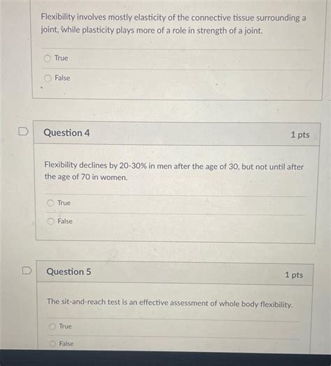 Solved Flexibility Involves Mostly Elasticity Of The Chegg Com