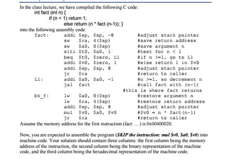 In The Class Lecture We Have Compiled The Following