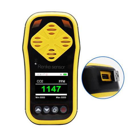 Handheld Co2 Meter Portable Carbon Dioxide Detector