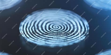 Premium Photo Clear View Of Fingerprint Table For Crime Scene