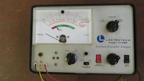 Lectrotech Model Tt 250 In Circuit Transistor Analayzer 2018184903