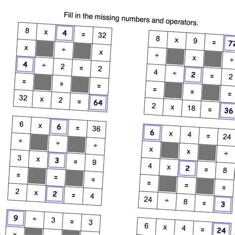 Maths Grid Puzzle