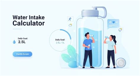 Water Intake Calculator Daily Hydration By Vastcalculator