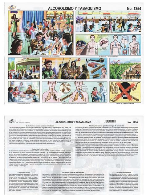 Alcoholismo Y Tabaquismo Lamina Pdf