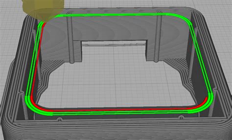 Internal Hole Cover Is Printed From The Middle Out In The Air · Issue